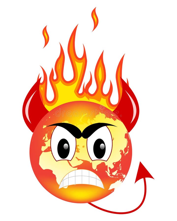 Mundo mau ilustração do vetor. Ilustração de dentes, assustador - 20866257