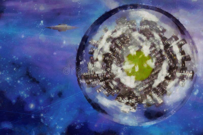 Nuestro mundo perfecto. stock de ilustración. Ilustración de fondo ...