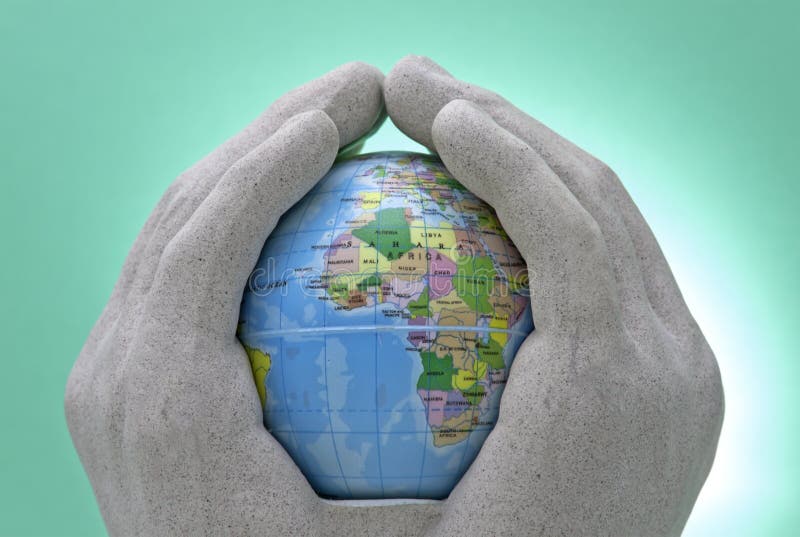 Mundo que cuida imagen de archivo. Imagen de mundial - 27316421