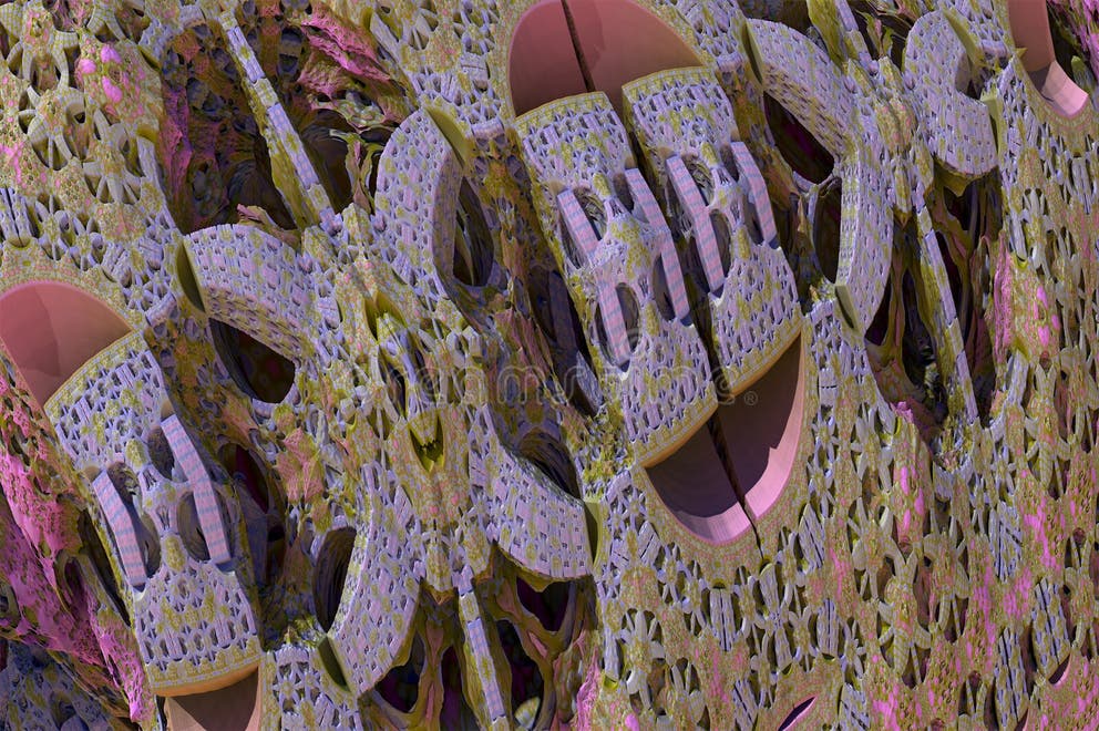 Mundo rosado imagen de archivo. Imagen de brillante, fractal - 80700073