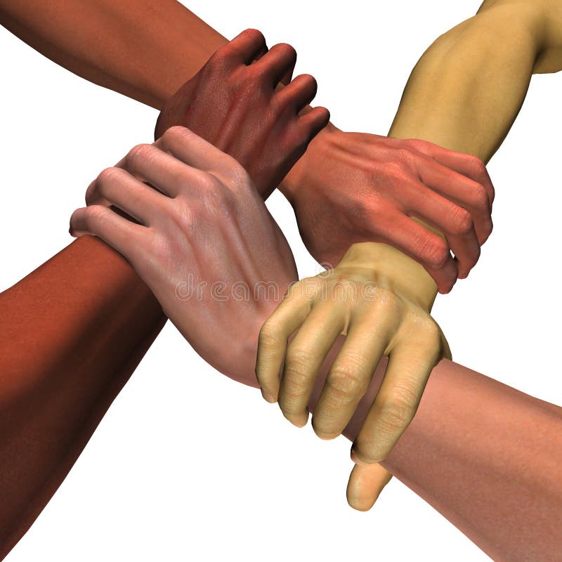 Mundo unido ilustração stock. Ilustração de humano, povos - 6518415