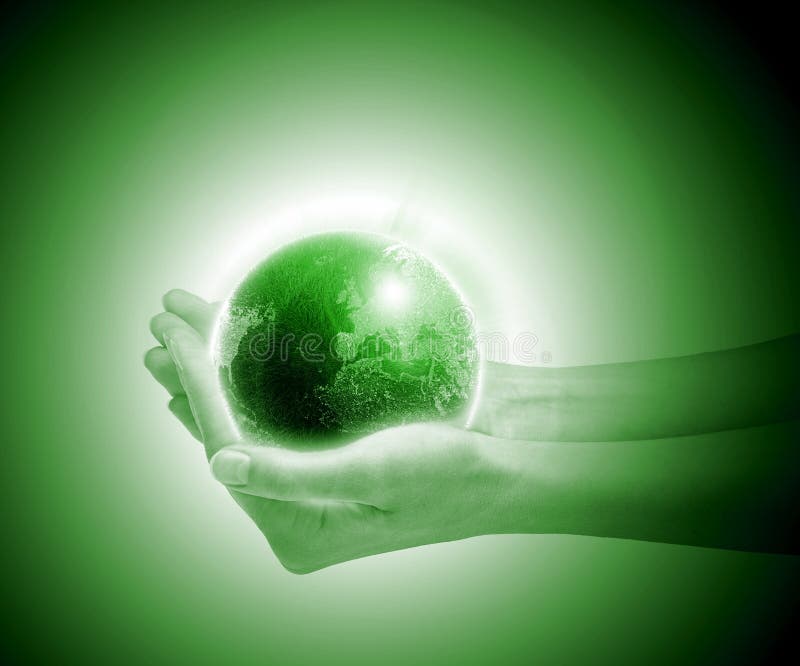 Mundo verde stock de ilustración. Ilustración de america - 10871817