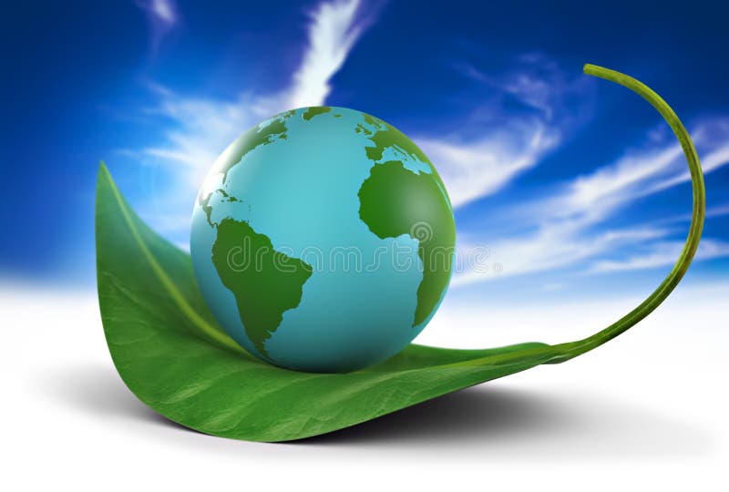 Mundo verde stock de ilustración. Ilustración de tierra - 16790557