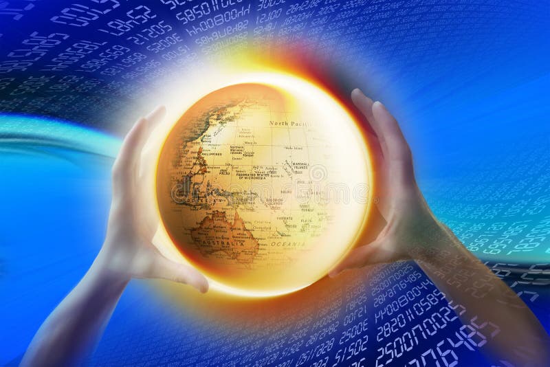 Mundo WWW del Internet stock de ilustración. Ilustración de supervisar ...