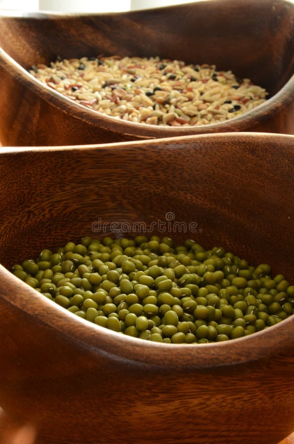 Mung Beans and Rice stock image. Image of delicious, nutrition - 25129255