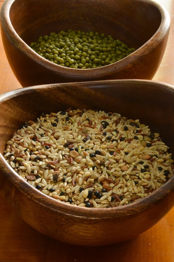 Mung Beans and Rice stock photo. Image of mixture, dish - 25129260