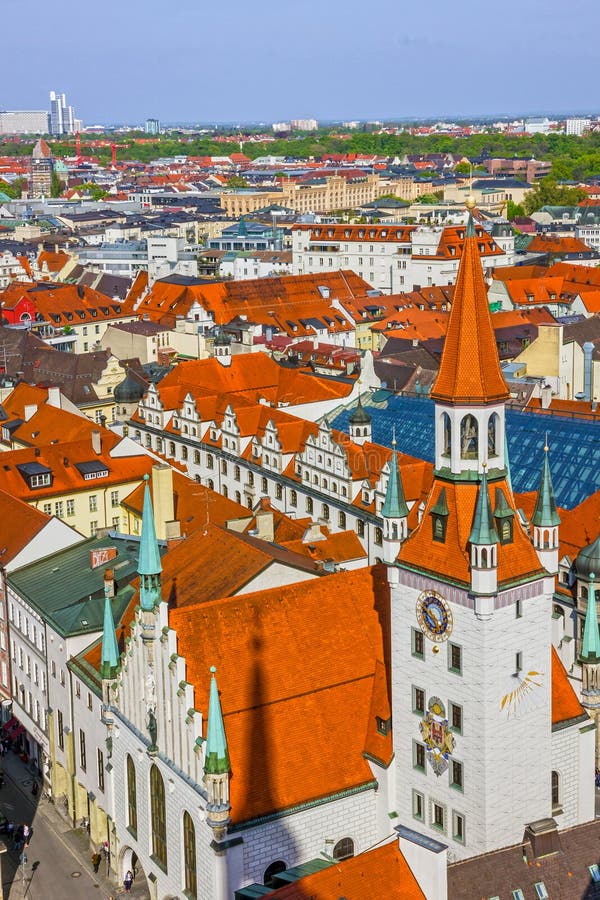 Munich of Bavaria, Germany. Old Town Architecture Stock Photo - Image ...