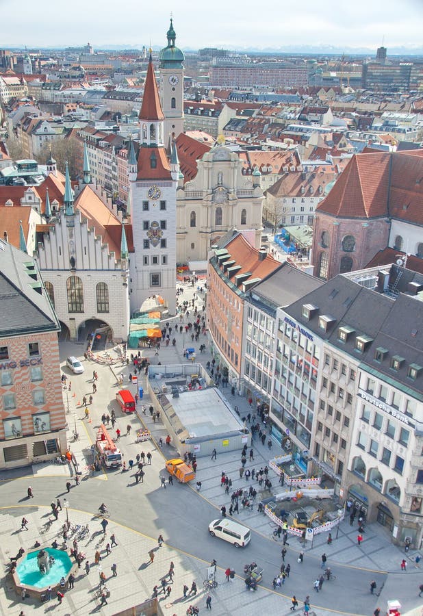 Munich City Center editorial image. Image of roof, exterior - 36809465