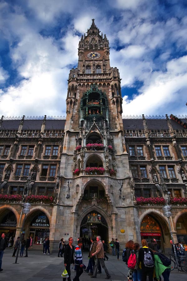 Munich City Hall editorial photo. Image of blue, munich - 44200191