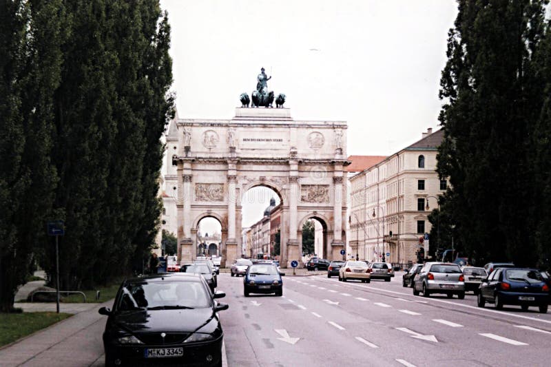 Munich gate editorial stock photo. Image of munich, europe - 96184073