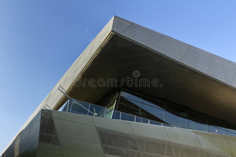 Architectural Detail of the BMW Welt Building in Munich Editorial ...