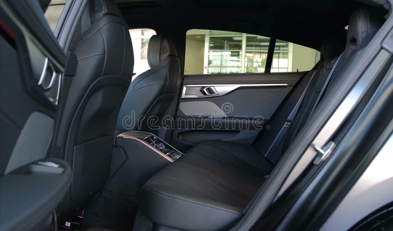 BMW 840d - Luxurious, Comfortable and Modern Car Interior Editorial ...