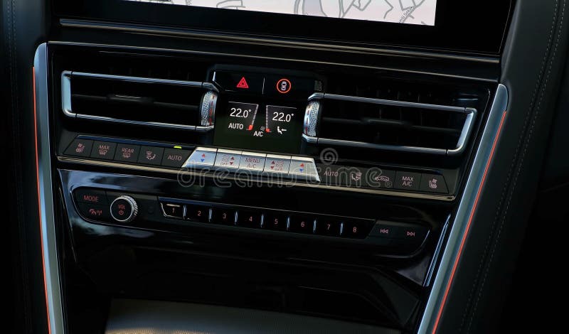 BMW 840d - Luxurious, Comfortable and Modern Car Interior Editorial ...