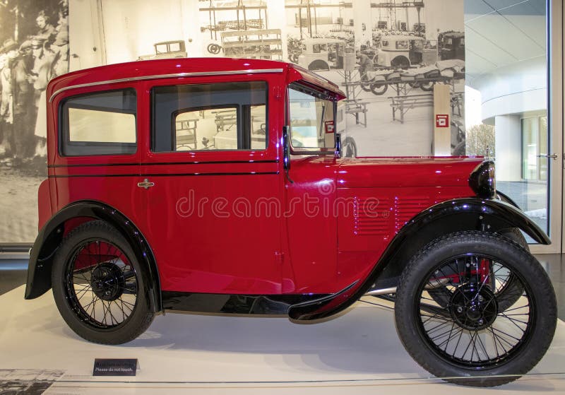 BMW 3 15 PS DA 2 Limousine at the BMW Museum, Munich, Germany. Museum ...