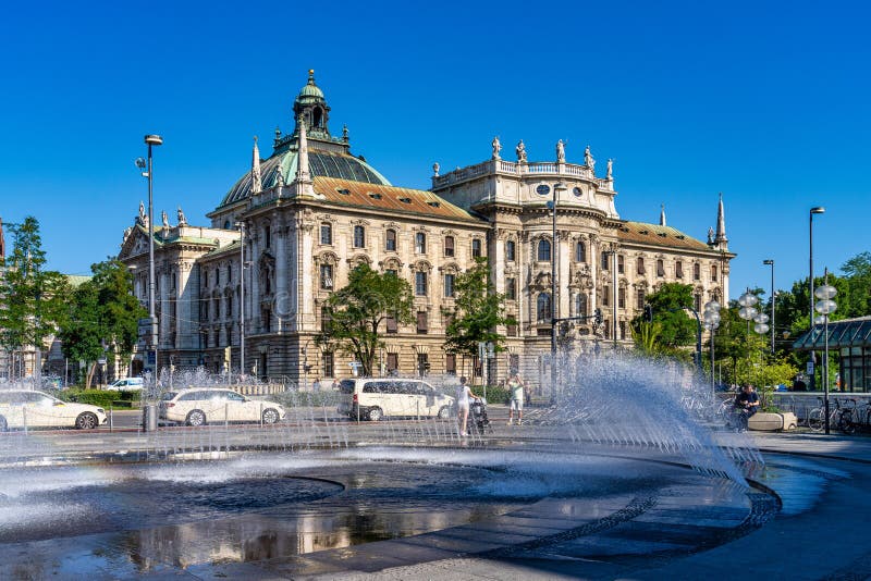 Munich, Germany - Jul 27, 2020: Baroque Revival Styled Old Stock ... Munich, Germany - Jul 27, 2020: Baroque Revival Styled Old Stock ...