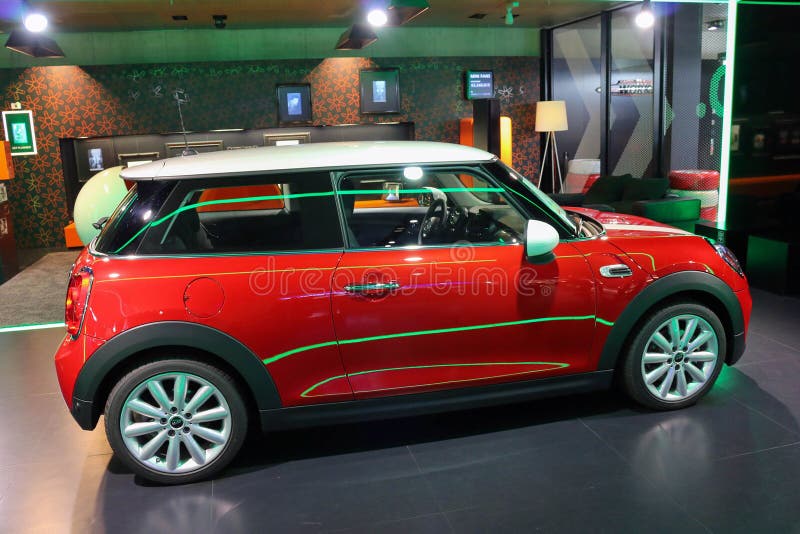 Mini Cooper in BMW Welt editorial stock photo. Image of development ...