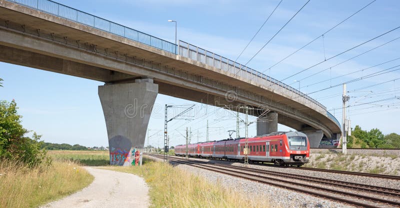 Railroad in Germany, Fast and Reliable Mode of Transport Editorial ...