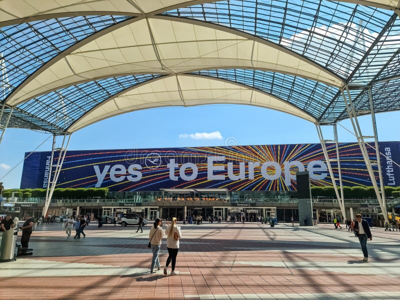 Munich, Germany - 22 June 2024: the Large Open-air Hall at Munich ...