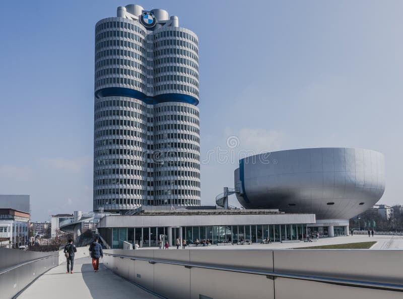 Munich, Germany - March 10, 2016: BMW Headquarters Editorial Stock ...