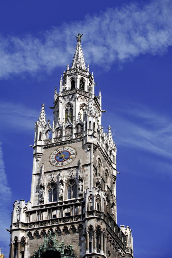 Munich ,Germany. Town Hall on the Marienplatz Editorial Stock Image ...