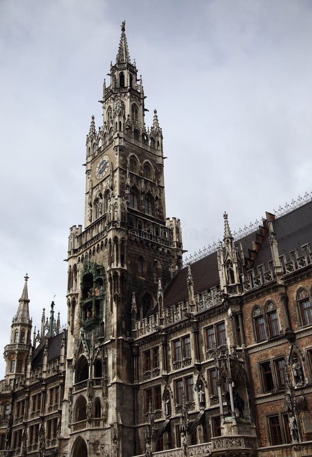 Munich Neues Rathaus stock image. Image of city, germany - 56467295