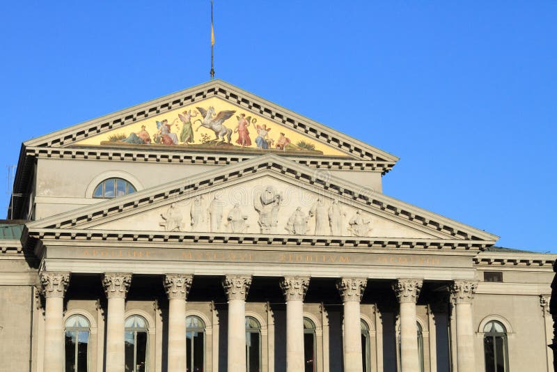 Munich Opera House stock image. Image of national, opera - 27346151