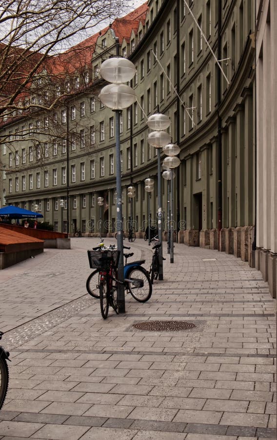 Munich Skyline with Iconic Architecture Stock Image - Image of downtown ...