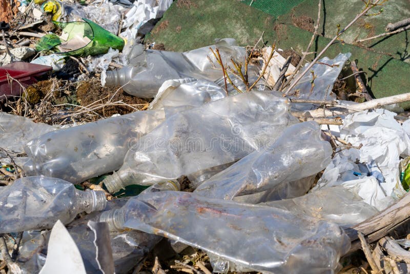 Municipal Garbage Dump in Landfill. Environmental Pollution Stock Photo ...