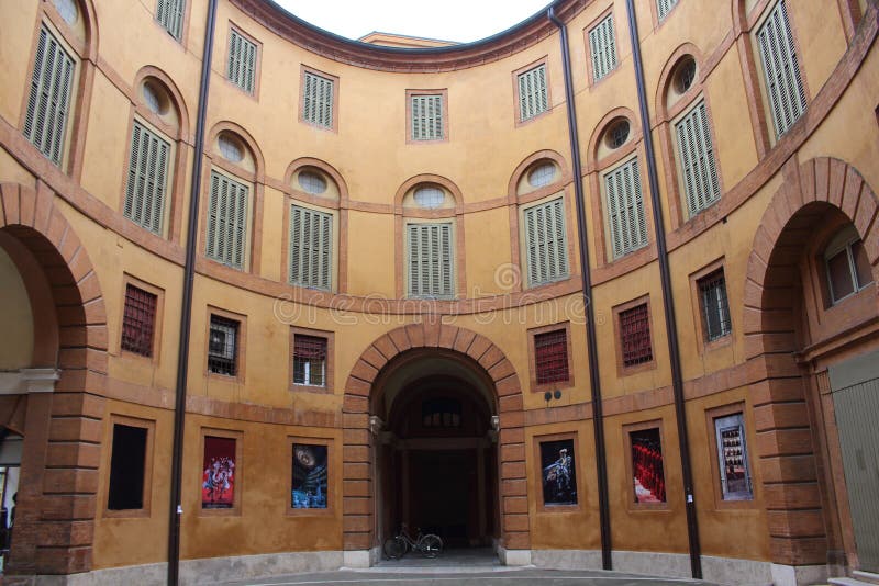 Ferrara Municipal building stock image. Image of alberti - 126089303