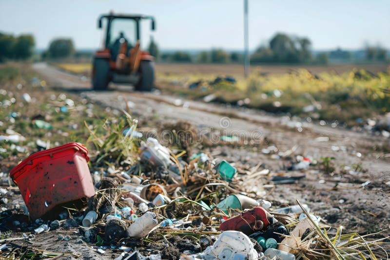 Municipal Waste Recycling: Making a Difference in the Field. Concept ...