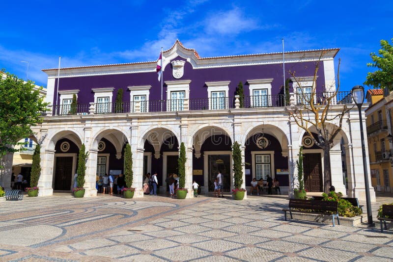 A Municipalidade De Setubal, Portugal Imagem Editorial - Imagem de ...