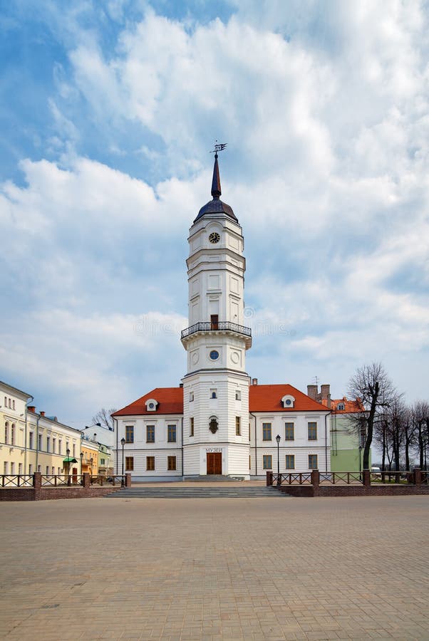 Municipio, Mogilev, Bielorussia Fotografia Stock - Immagine di balcone ...