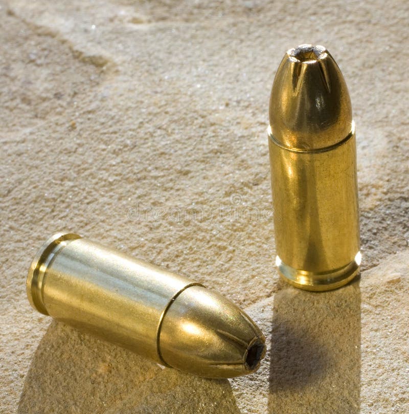 45 ACS munitie stock afbeelding. Image of munitie, kogels - 5422901