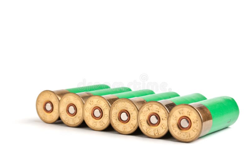 Munitions Pour Des Fusils De Chasse Photo stock - Image du rouge ...