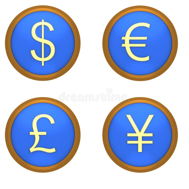 Munt stock illustratie. Illustration of verdienen, bank - 7666844