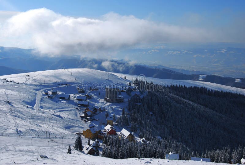 Muntele Mic stock image. Image of mountains, river, range - 20463859