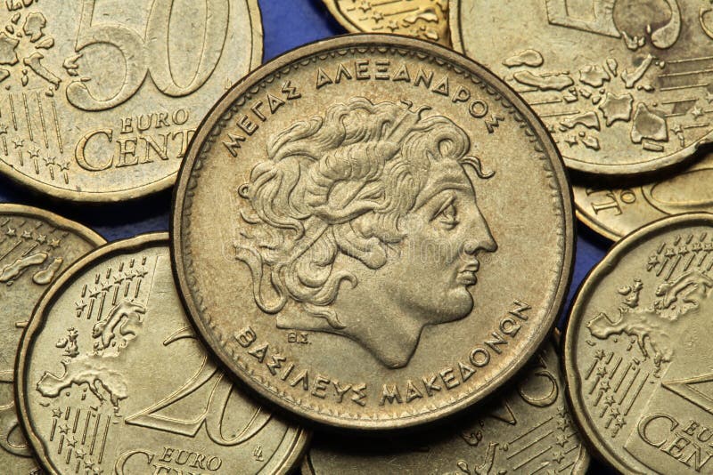 Muntstukken Van Griekenland Stock Foto - Image of euros, geld: 46016132