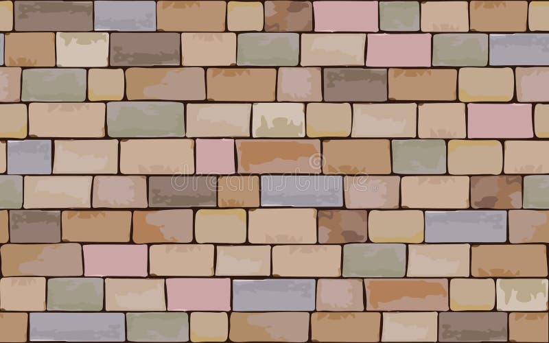 Mur coloré illustration de vecteur. Illustration du antiquité - 71128940