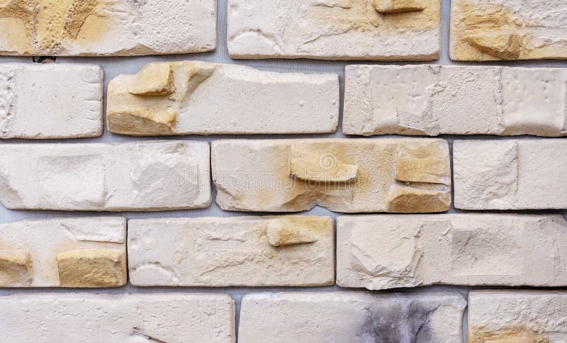 Mur De Briques Beige Fond Et Texture De Briques Image stock - Image du ...