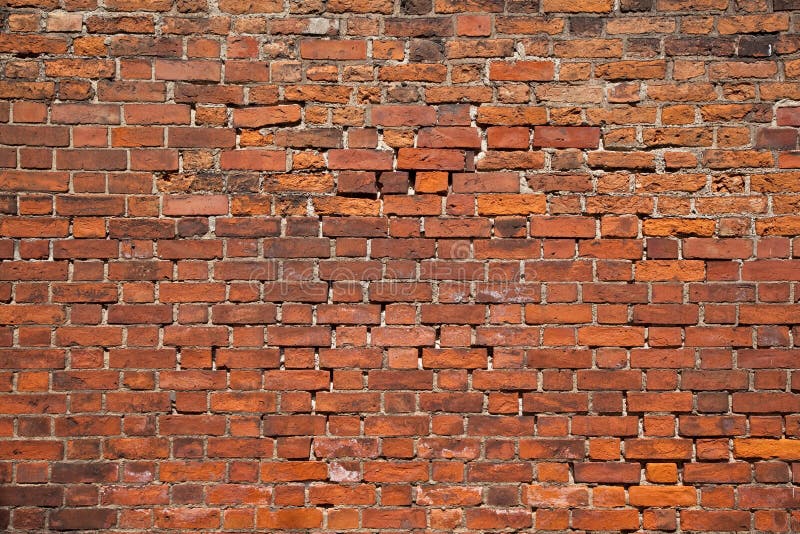 Mur de briques rouge image stock. Image du fort, extérieur - 14682073