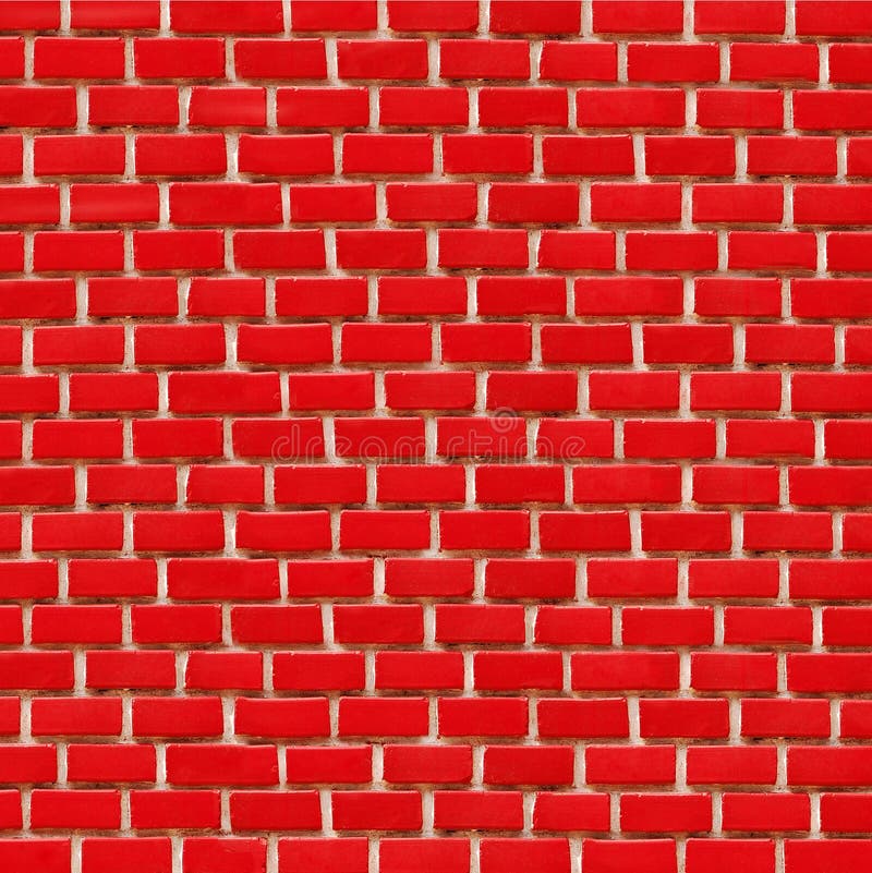 Mur de briques rouges photo stock. Image du texture, fermer - 15863390