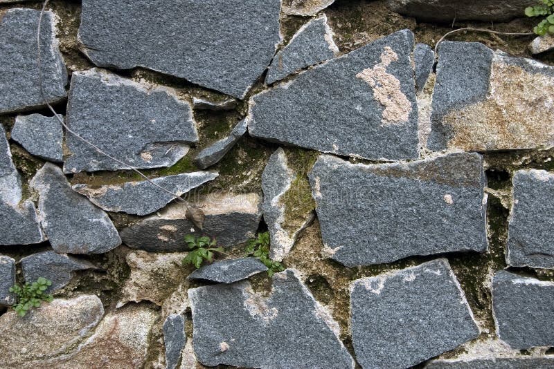 Vieux mur de granit image stock. Image du extérieur, granit - 18078433