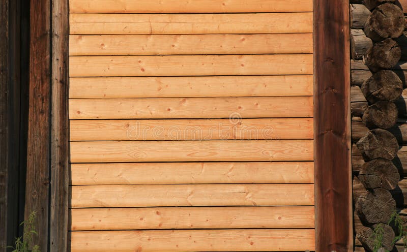 Mur des panneaux de pin photo stock. Image du vieux, panneau - 35196426