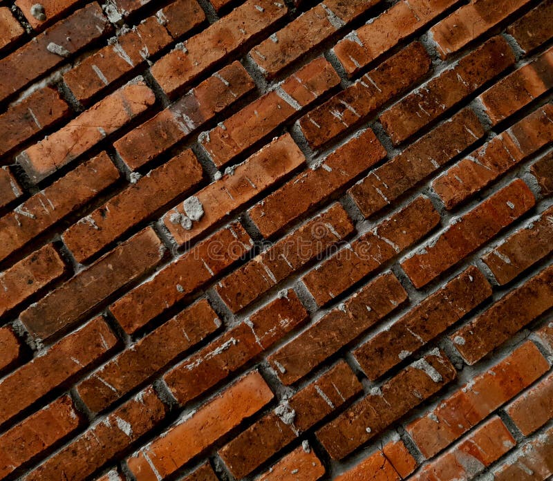 Mur En Briques Rouges. Texture Nette Image stock - Image du bois ...