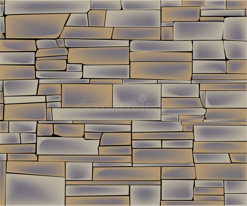 Mur en pierre illustration de vecteur. Illustration du contexte - 7632156