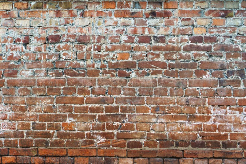 Mur En Pierre De Brique Rouge-brun Photo stock - Image du stonewall ...