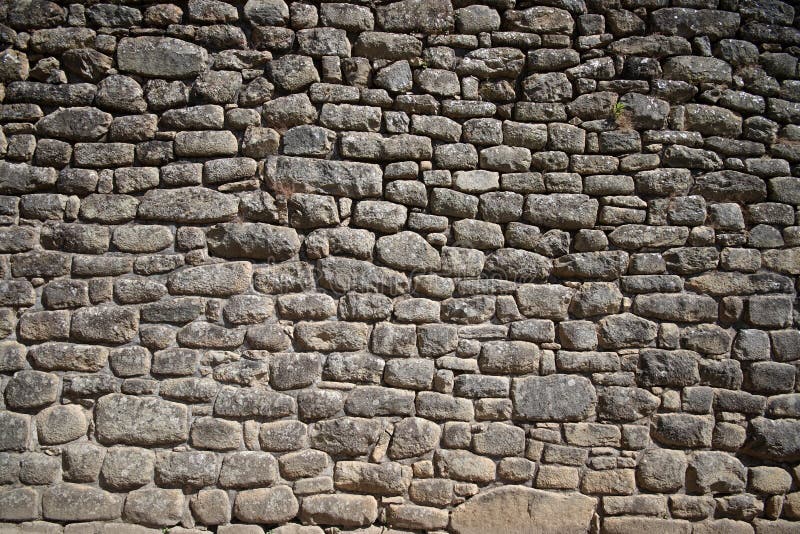 Mur en pierre de roche photo stock. Image du brique, désuet - 2865884