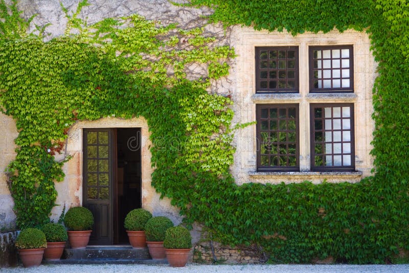 Maison Blanche Recouverte De Lierre Dans Le Vermont Burlington Image ...