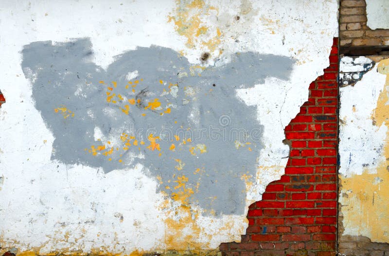 Vieille Texture Sale De Mur Photo stock - Image du concret, fissure ...