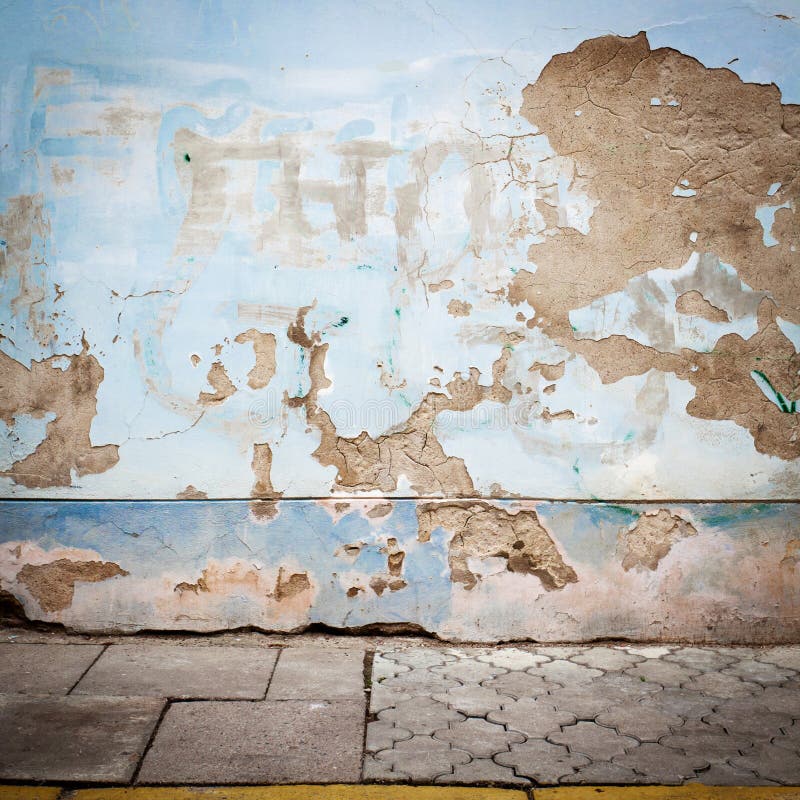 Mur sale de rue image stock. Image du maison, abstrait - 25241651